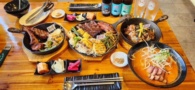 제주 남원 흑돼지 맛집 마므레 흑돼지&양갈비 고기 퀄리티 : 네이버 블로그