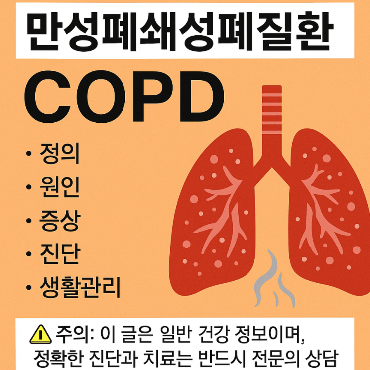 🫁 만성폐쇄성폐질환 (COPD) : 네이버 블로그