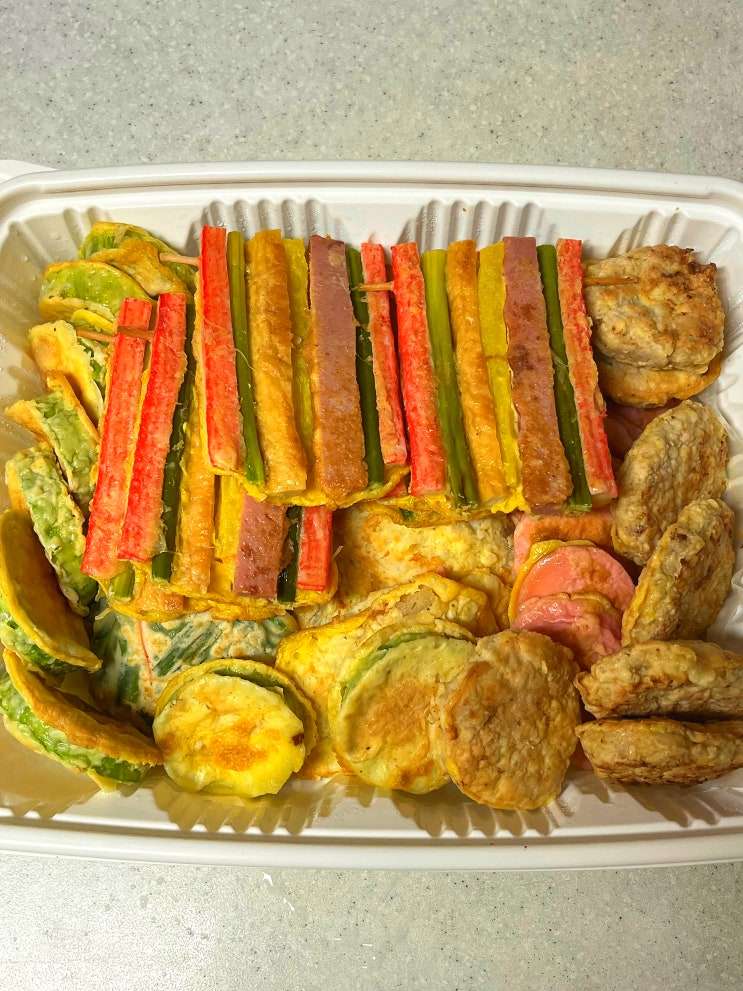 집에서 즐기는 전통시장 맛 울산번개시장 모둠전 세트 솔직 후기 : 네이버 블로그