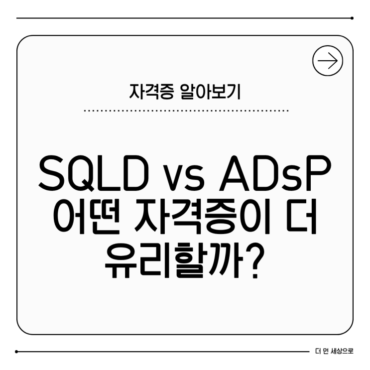 SQLD와 ADsP 차이 총정리 취업에 유리한 데이터 자격증은? : 네이버 블로그