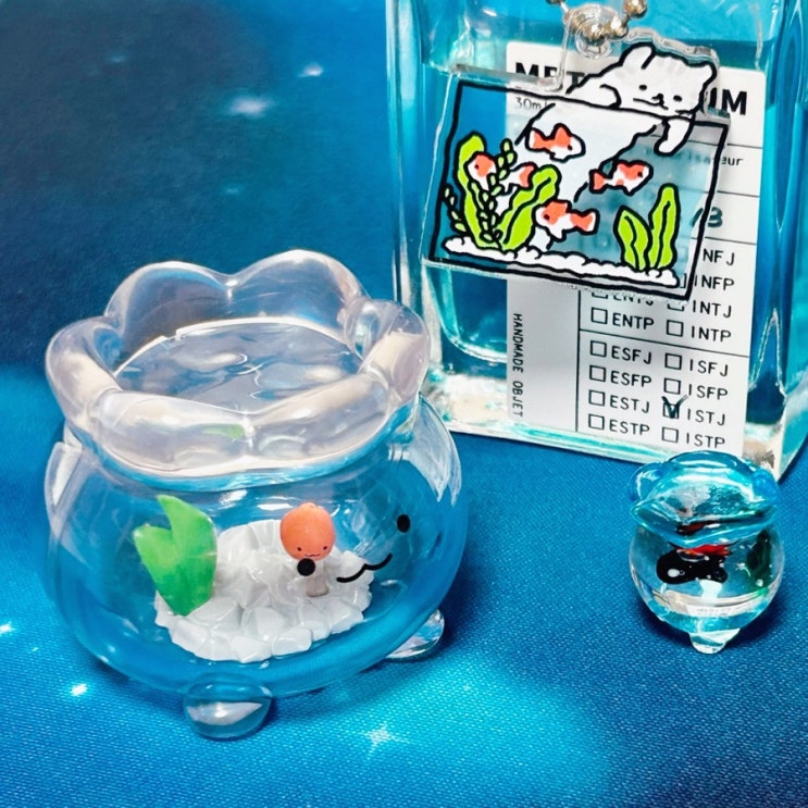 [굿즈 후기] - 와루루기 어항 / 고양이 사신 가챠 : 네이버 블로그