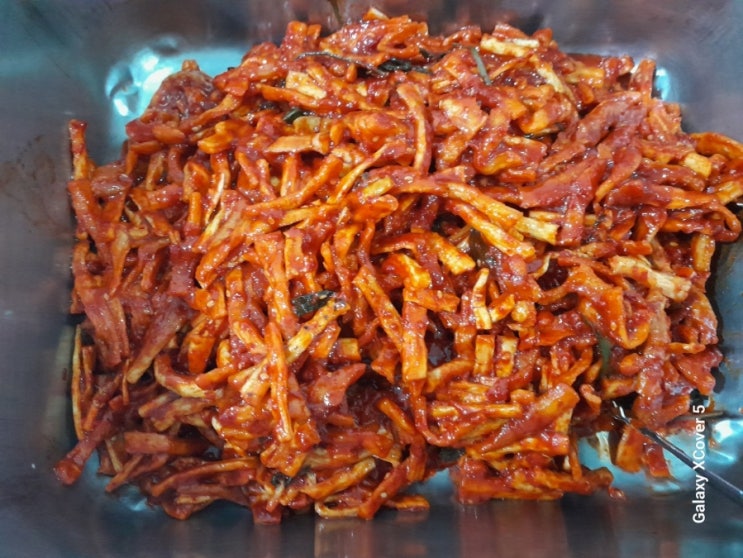 🥢 아삭한 무말랭이 무침 레시피 | 집에서 간단하게 만드는 밑반찬 : 네이버 블로그