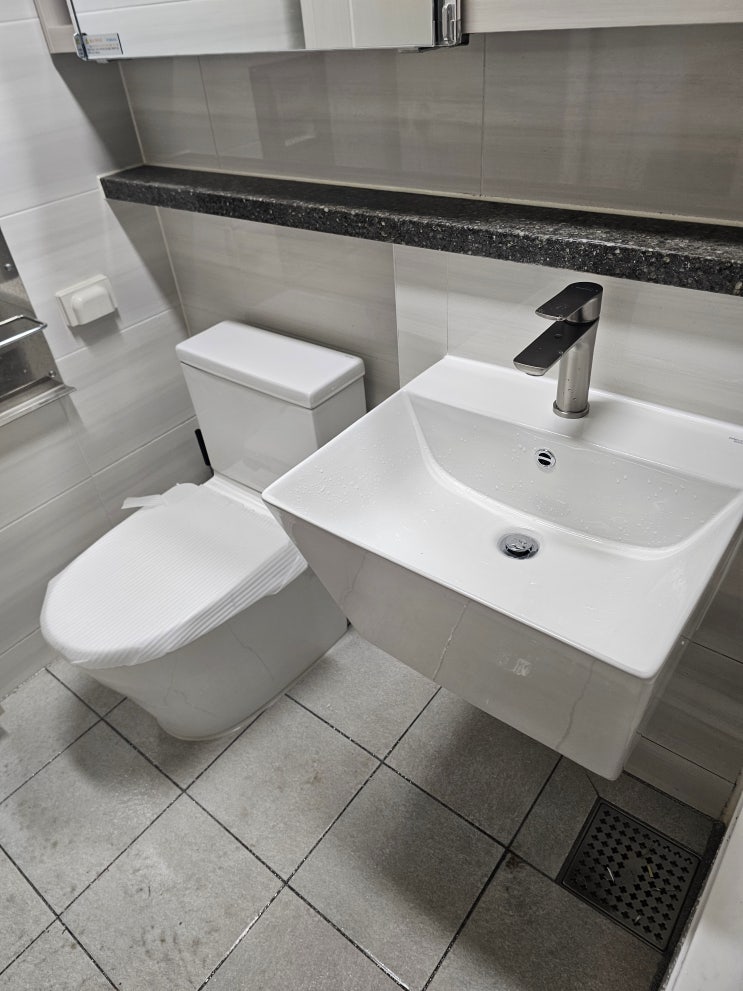 부산 강서구 명지더웨스턴 대림바스 CL370 CL384 세면대 대림바스바트라 BC401 비고 VC-7100 양변기 교체 DL ...