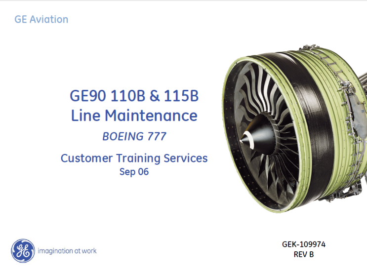 GE90 110B & 115B Line Maintence - Intro : 네이버 블로그