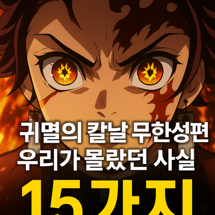 귀멸의 칼날 무한성편, 우리가 몰랐던 사실 15가지 완전 정리 : 네이버 블로그