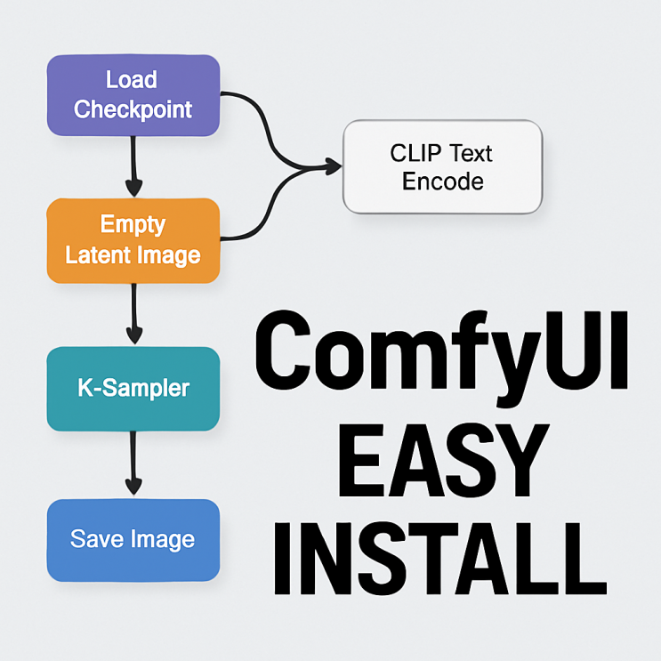 COMFYUI EASY로 쉽게 통합 설치, COMFYUI란 뭘까? : 네이버 블로그