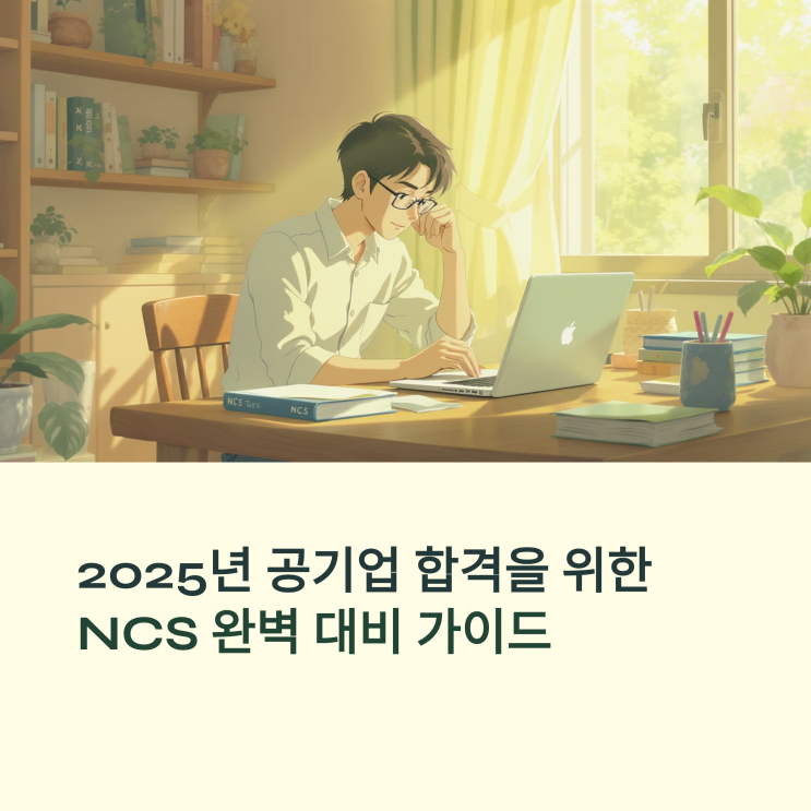 2025년 공기업 NCS 완벽 대비! 합격생이 전하는 필승 전략 : 네이버 블로그