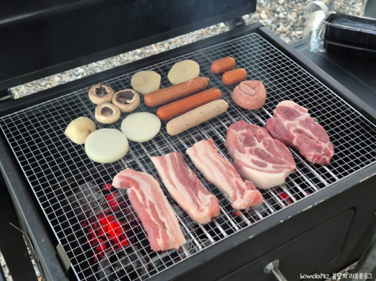 준비물 필요없는 대부도 당일치기 글램핑 러브썸팜 셀프바베큐 : 네이버 블로그