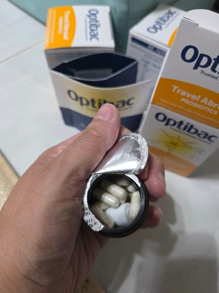 여행 필수템! 옵티백 트래블 어브로드(Optibac Travel Abroad) 프로바이오틱스 : 네이버 블로그