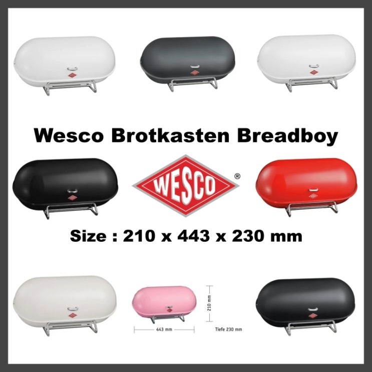 감성 레트로 주방의 완성, WESCO Breadboy 브레드박스 7컬러 라인업 : 네이버 블로그