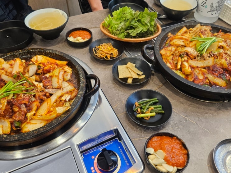 아산 배방 제육볶음, 오징어요리 전문점 '해탄 아산 배방점' 내돈내산 후기 : 네이버 블로그