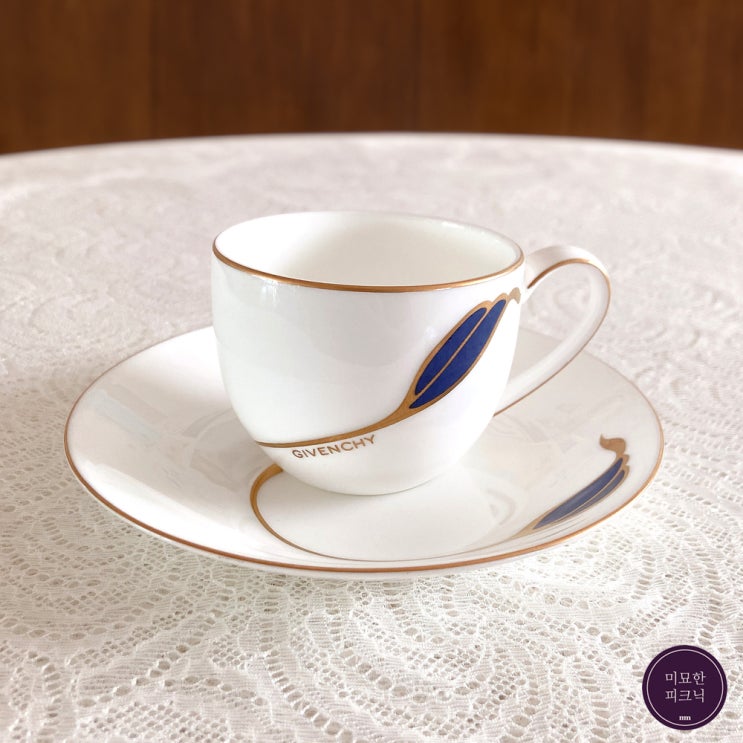 빈티지 지방시 야마카 블루잎 골드 본차이나 컵앤소서 / 일본 앤틱 커피잔 찻잔 : 네이버 블로그