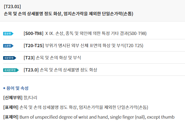 화상(T2301) 진단 시 보험 청구 가능할까? 보험청구 후기 : 네이버 블로그