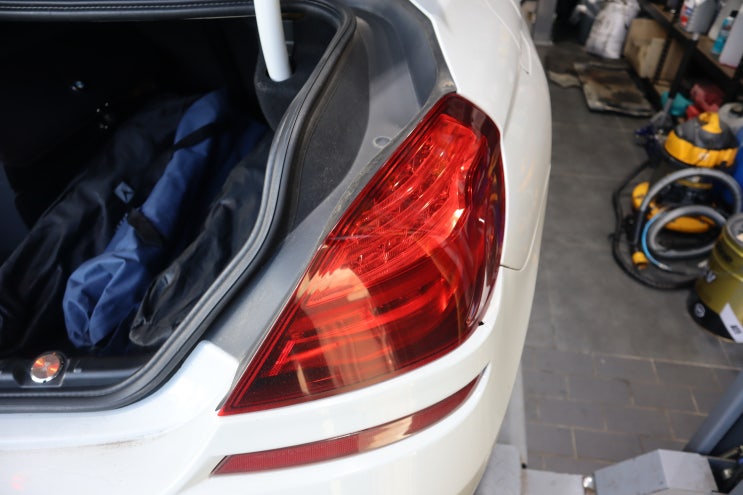 bmw 640d 엔진오일 교체 / 가평 수입차정비 / 춘천 수입차정비 / 춘천 bmw 640d 테일램프 수리 / 640d 방향 ...