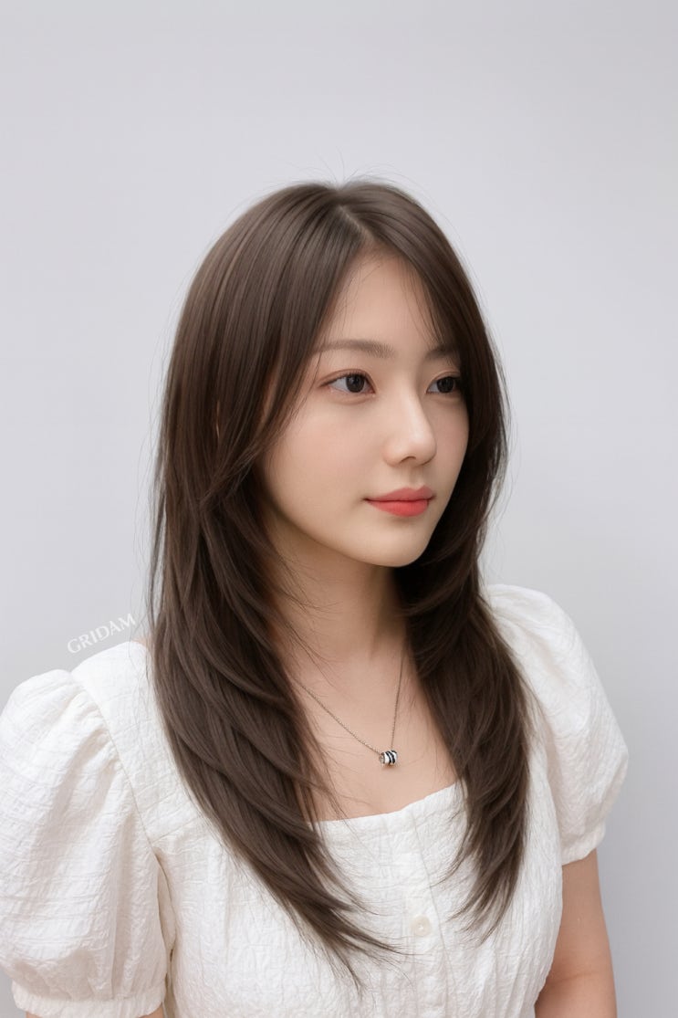 그리담 헤어 미사 레이어드 펌+애쉬 브라운 : 네이버 블로그