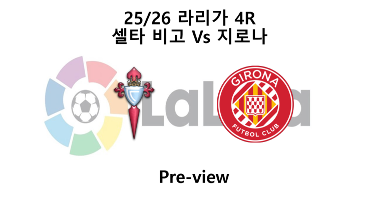 [라리가] 25/26 4R 셀타 비고 : 지로나 프리뷰 : 네이버 블로그