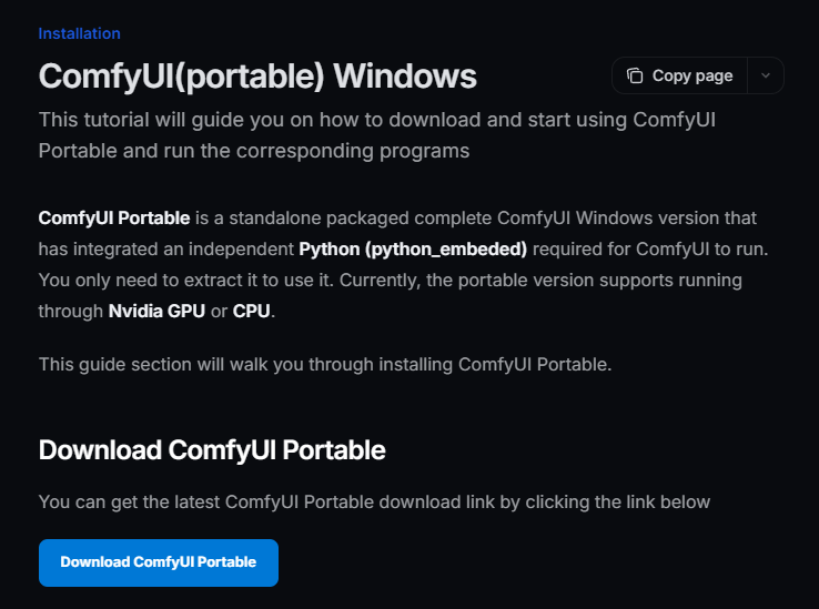 [ComfyUI] windows 전용 ComfyUI Portable 다운로드 및 설치하기 : 네이버 블로그