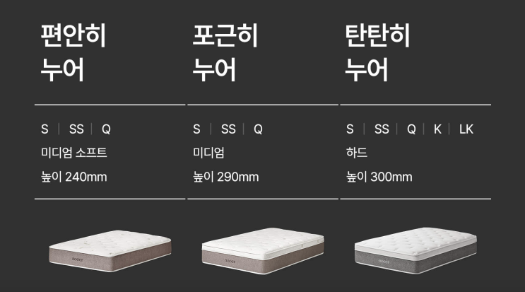 누어 편안히 퀸 사이즈 침대 매트리스 24cm Q의 완벽한 선택 : 네이버 블로그