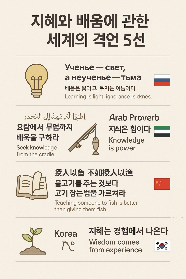 📚 지혜와 배움에 관한 세계의 격언 5선 : 네이버 블로그