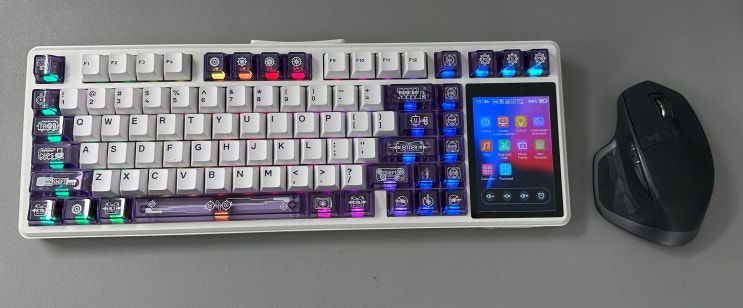 독거미 키보드 AULA L99 한영 전환키 설정하는 방법 : 네이버 블로그