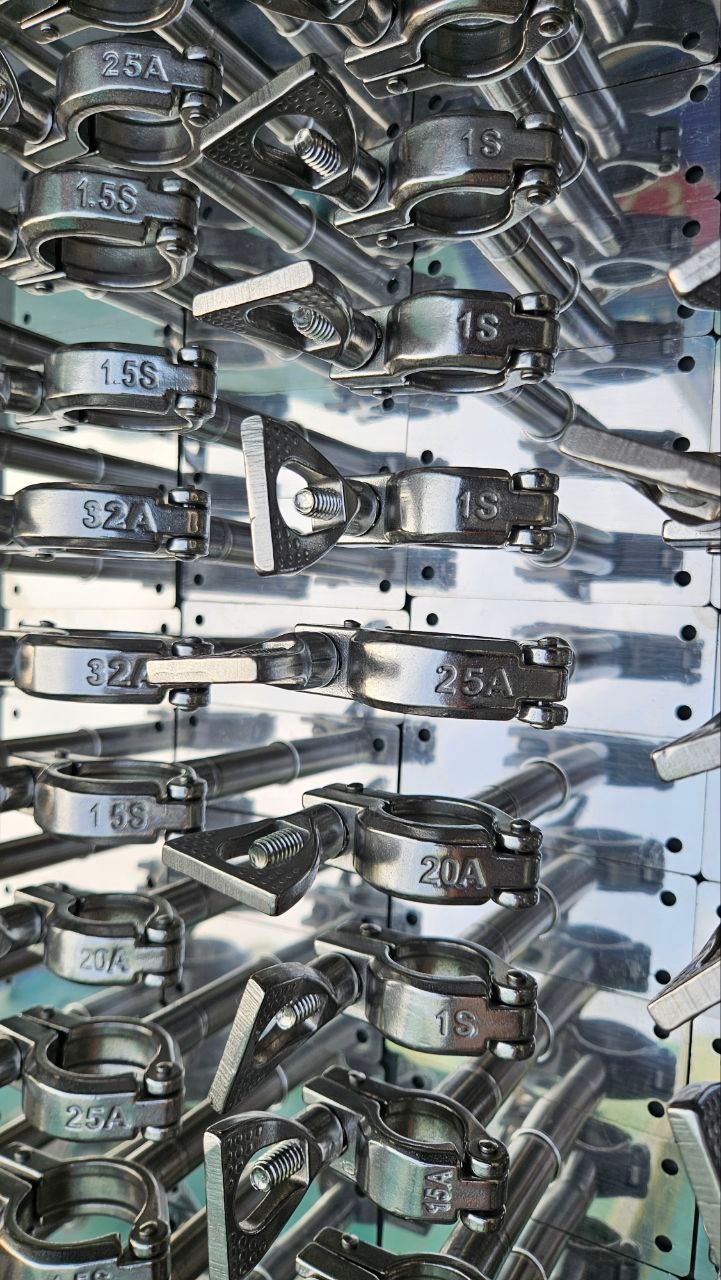 Sanitary hanger tube 위생배관용 페널파이프행가 페럴클램프 기성품제작 전문기업 0.5S 0.75S 1S 1.5S 2S 2.5S 3S 3.5S 4S 4.5S ...