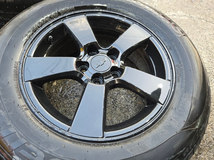 쉐보레 순정 16인치 중고 휠 타이어 트랙스 크루즈 가솔린 라세티 프리미엄 pcd 105 순정 16인치 중고 휠 타이어 : 네이버 블로그