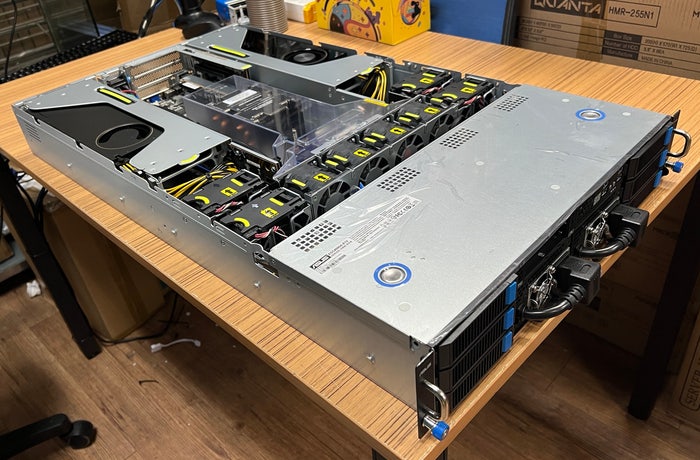 ASUS ESC4000A-E12 / RTX A6000 4way GPU Server : 네이버 블로그