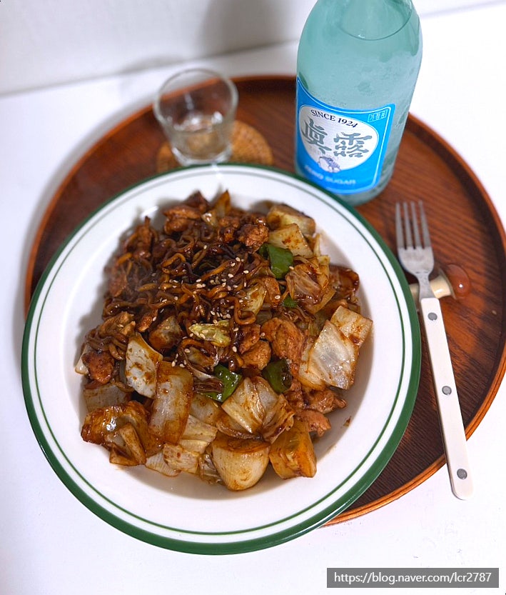 이연복 사천짜장면 봉지라면 짜장라면 만들기 : 네이버 블로그