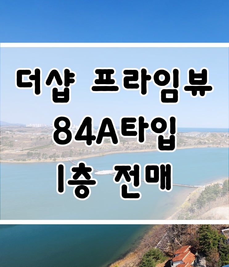 속초 더샵 프라임뷰 104동 1층 84A 타입 전매 매물, 지금이 기회일까? : 네이버 블로그