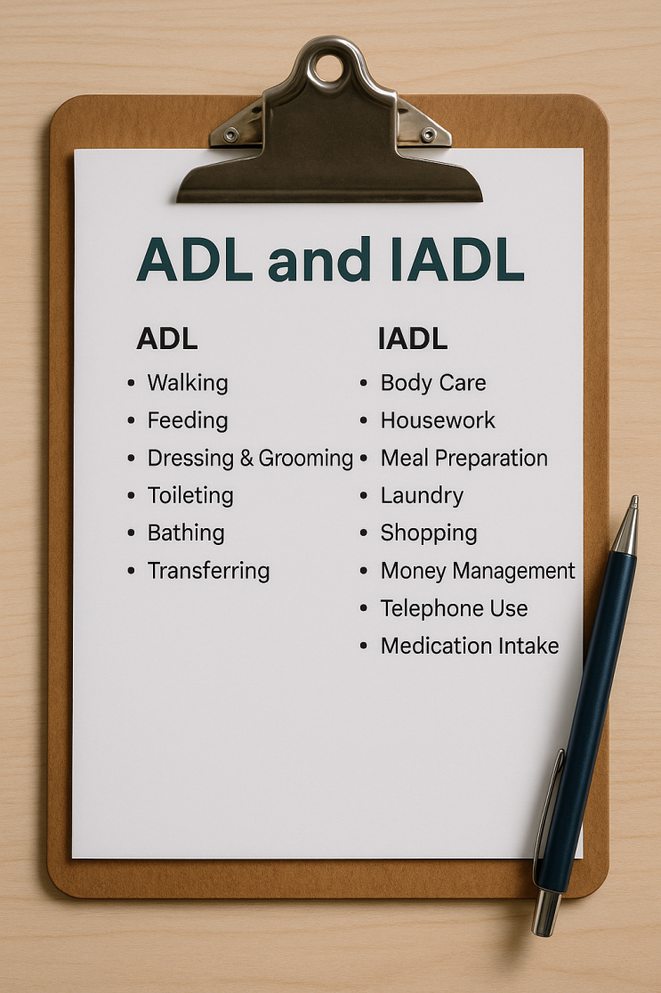 에이프레드 이야기_고령자의 일상생활 수행능력 (Activities of Daily Living, ADL) : 네이버 블로그