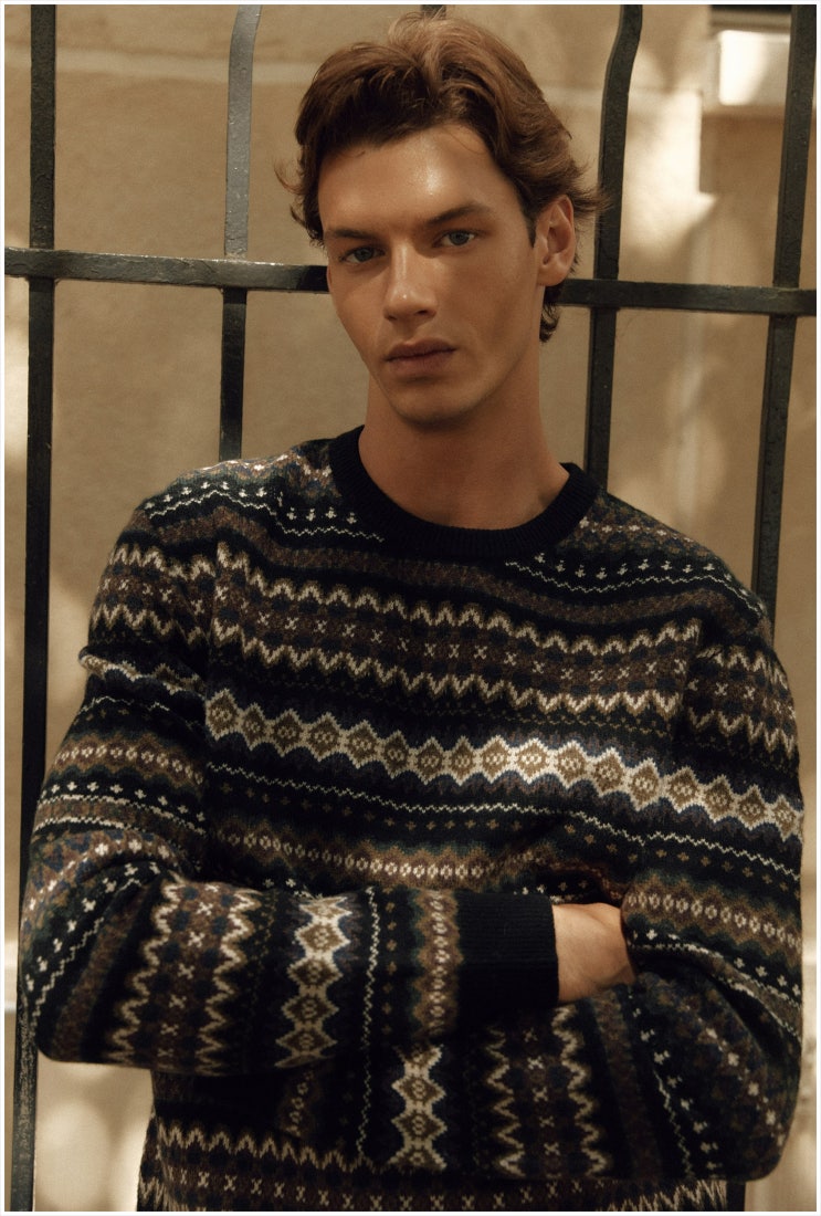 올젠 OLZEN 25FW 남자니트 코디 가을 나들이룩 스웨터 남성 가을코디 (영상 20도 옷차림, 21도) : 네이버 블로그
