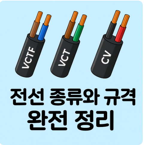 전선 종류와 규격 완전 정리 – VCTF · VCT · CV 비교 가이드 : 네이버 블로그