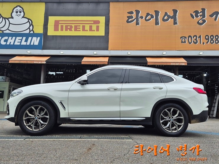 장기동 BMW X4 미쉐린타이어 프라이머시 올시즌 235 55R19 교체 장착 타이어명가 김포 구래점 : 네이버 블로그