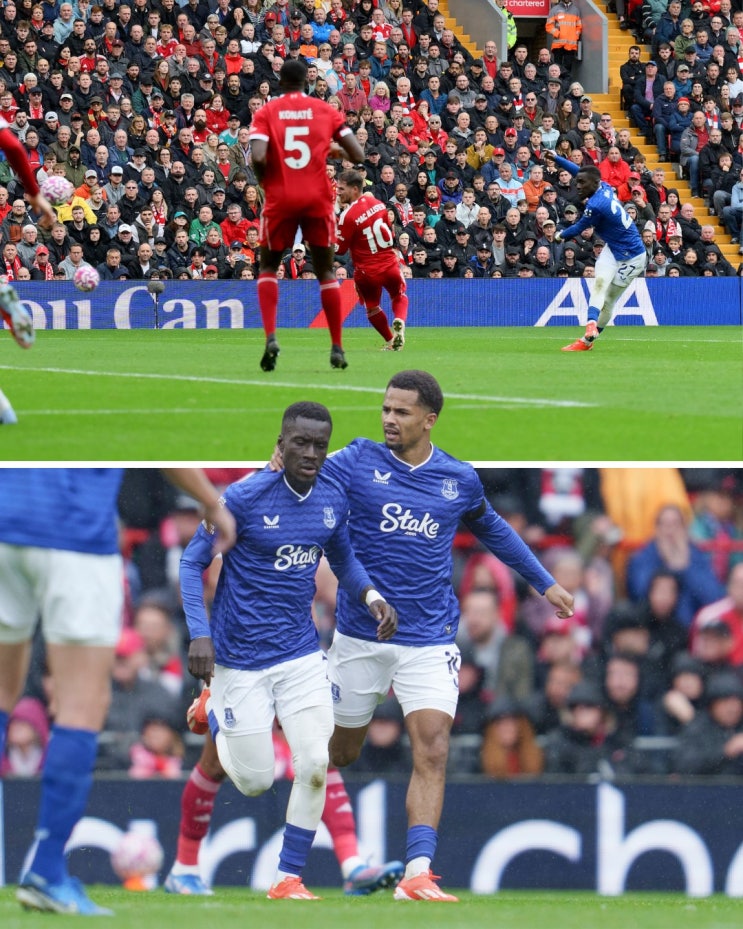 [2025/26 PL 5R] 리버풀 2-1 에버튼 ; '게예 만회골' 잘 싸웠지만, 한 끝이 부족했다 : 네이버 블로그