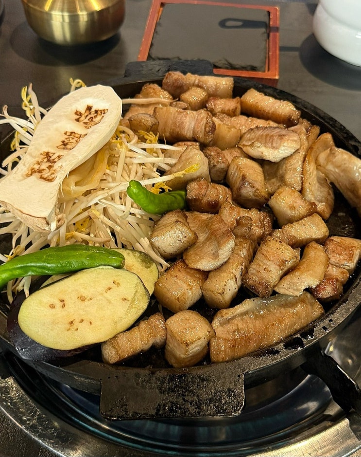 천안 업성동 초벌해서 나오는 맛있는 고깃집 점묘화 추천 : 네이버 블로그