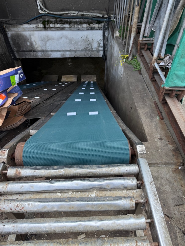 경사컨베이어 PVC RT BELT 현장접착 : 네이버 블로그