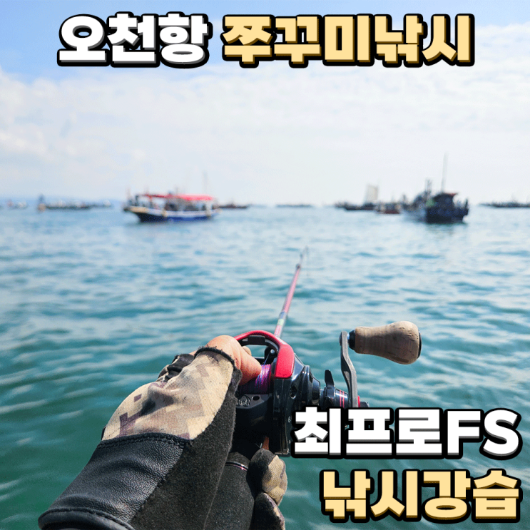 오천항 쭈꾸미낚시 최프로FS 낚시강습 : 네이버 블로그