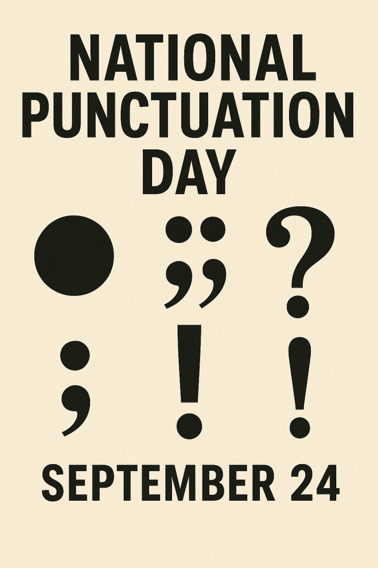 9월 24일의 기념일!! '국립 문장부호의 날(미국)' (National Punctuation Day) : 네이버 블로그