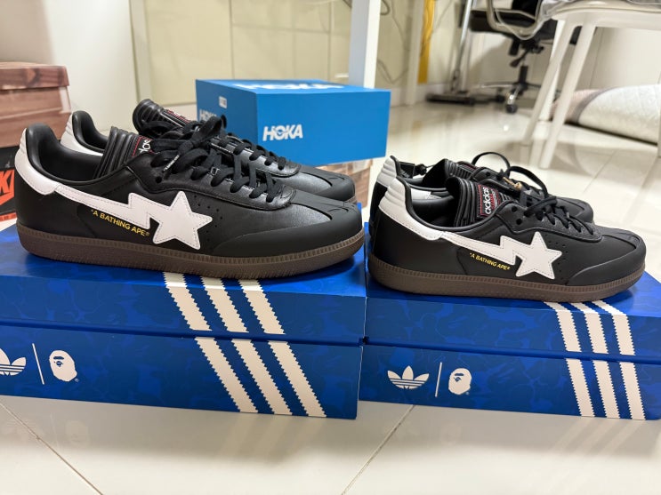 아디다스 x 베이프 삼바 코어 블랙 (ADIDAS x BAPE SAMBA CORE BLACK) feat. TUNE, KREAM : 네이버 블로그