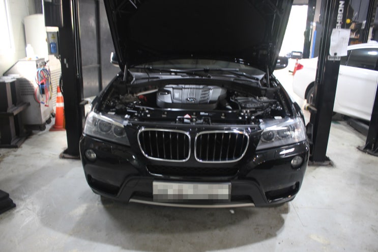 함마진돌 bmw전문 f25 x3 엔진오일교환 수리정비 : 네이버 블로그