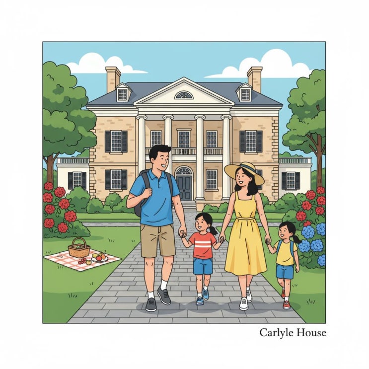 주말 가족 나들이로 좋은 곳, 칼라일 하우스 히스토릭 파크(Carlyle House Historic Park) : 네이버 블로그