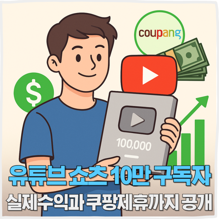 유튜브 쇼츠 10만 구독자 유튜버 실제 수익 공개 얼마 벌까? : 네이버 블로그