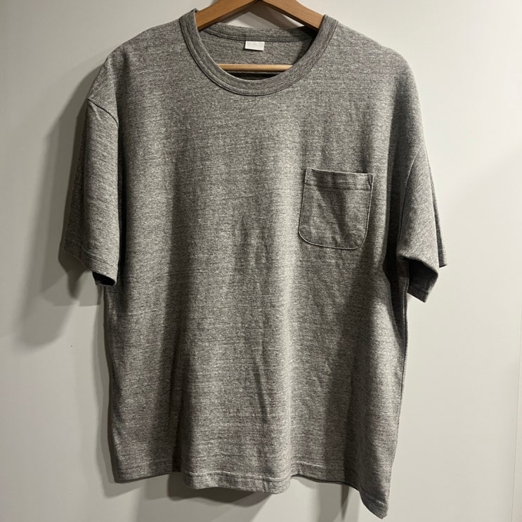 라크리 포켓티 天竺 grey, charcoal restock!!(라크리 천축 티셔츠) : 네이버 블로그