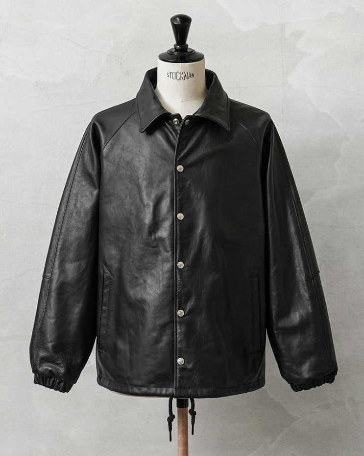 쇼트 x 웨이퍼 레더 코치 재킷 Schott WAIPER Leather Coach Jacket : 네이버 블로그