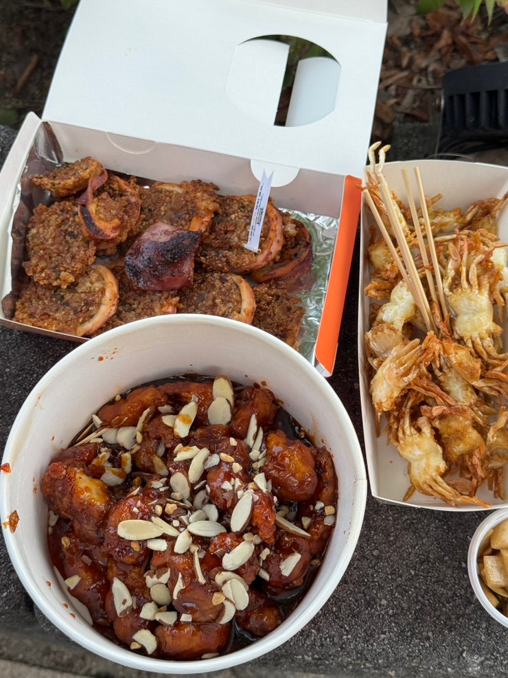 [강릉여행] 강릉중앙시장 먹거리 추천 (누룽지오징어순대, 배니닭강정, 베이비크랩) : 네이버 블로그