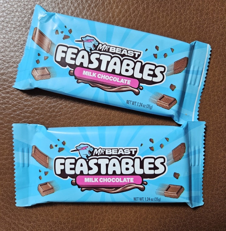피스터블 미스터비스트 Feastables 초콜릿 가격 후기 내돈내산 맛 : 네이버 블로그