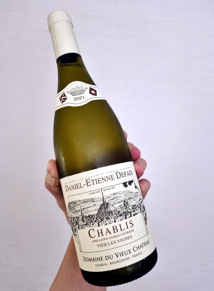 🥉도멘 다니엘-에띠엔 드페 샤블리 비에이유 비뉴 2021(Domaine Daniel-Etienne Defaix Chablis ...