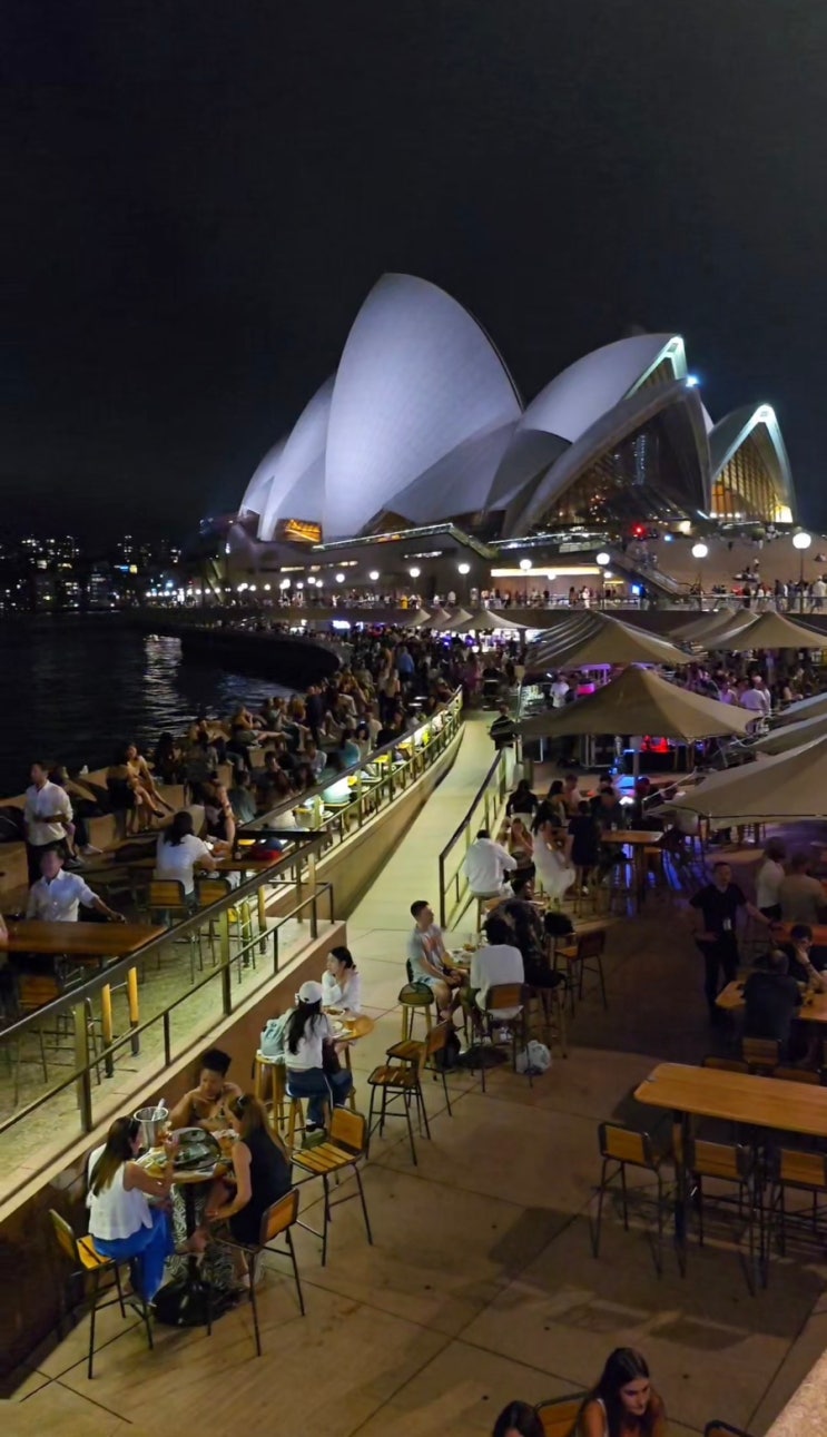 시드니 오페라하우스 '오페라바'에서 야경에 맥주 먹기 : 네이버 블로그