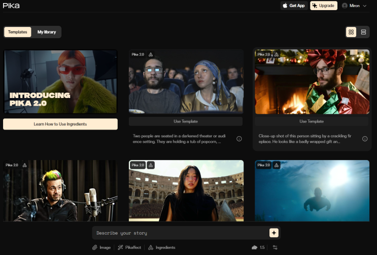 명령 프롬프트로 동영상 제작? Pika AI 체험기 : 네이버 블로그