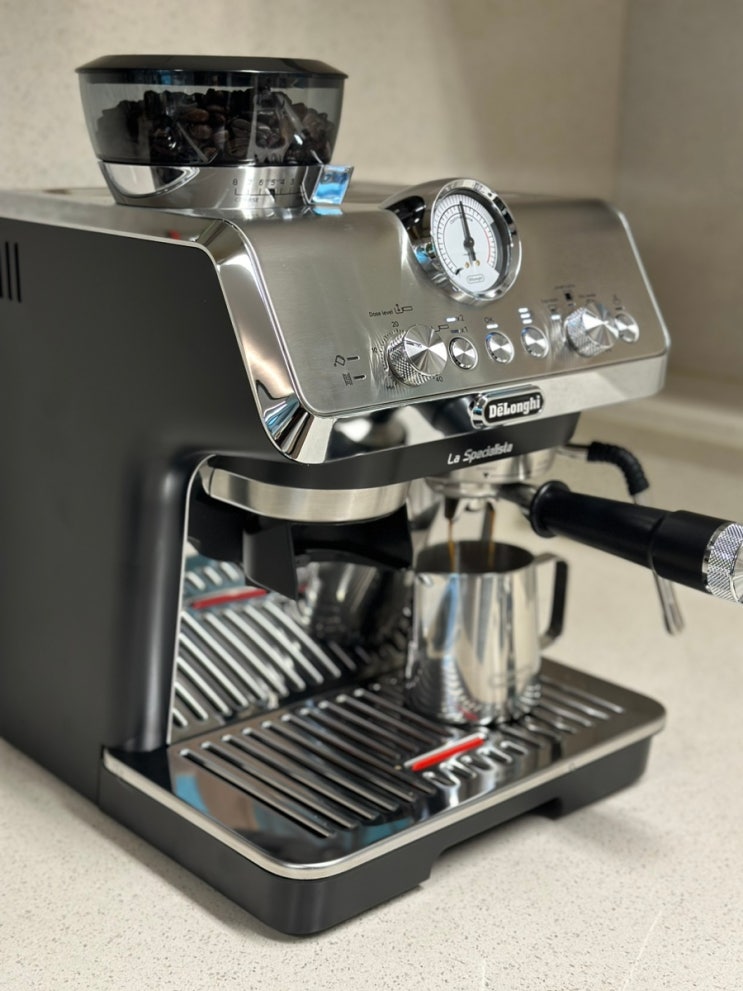 반자동 커피머신 드롱기 라스페셜리스타 아르떼로 홈카페 즐기기 : 네이버 블로그